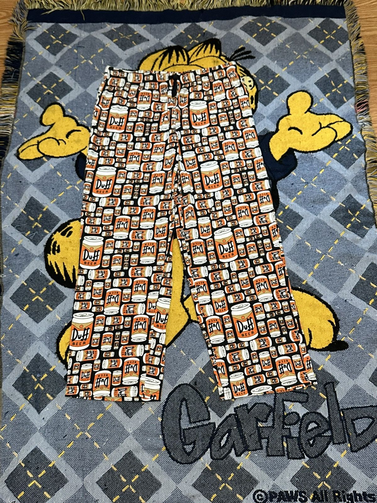 Vintage Vintage The Simpsons Duff Beer Pajama Pants | Grailed
