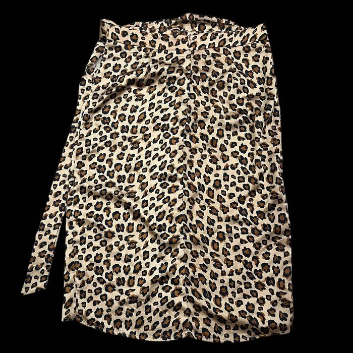 Eighty Eight E.SSUE Cheetah Print Wraparound Style Skirt | Grailed