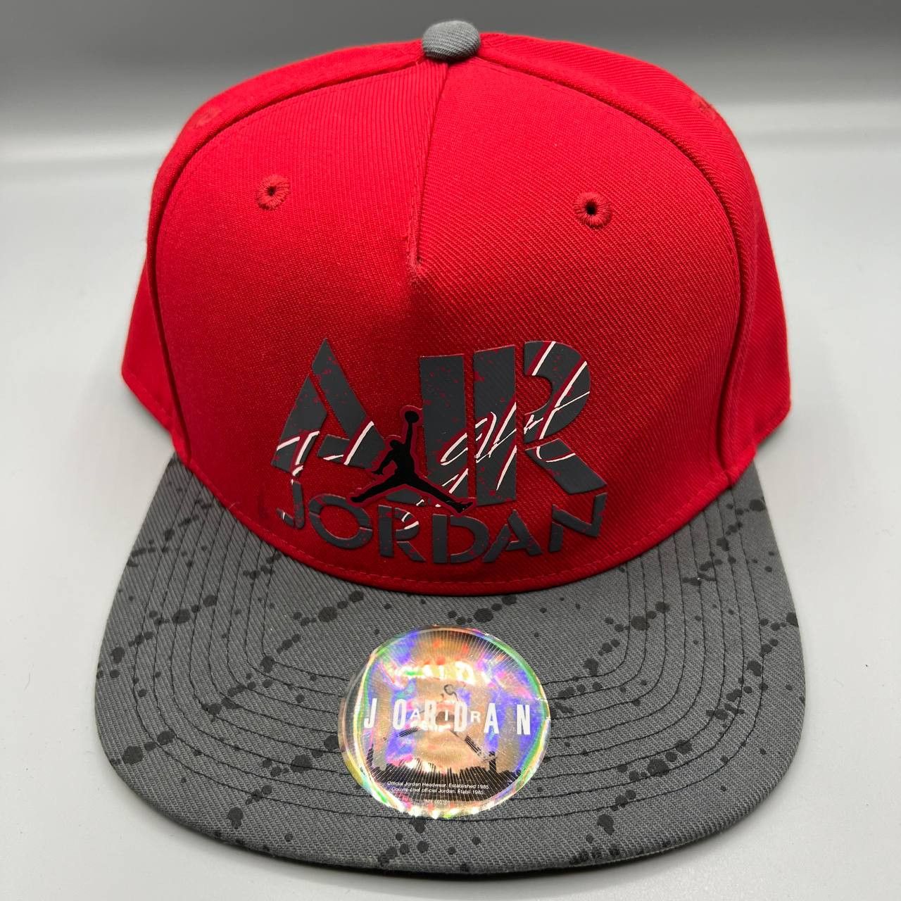 Jordan Brand Air Jordan Flight Hat Men Red Gray Jumpman Snap Back Cap ...