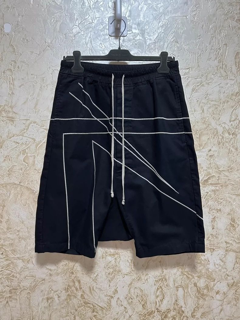 Rick Owens Rick Owens Line Shorts with Graphic Design | Grailed