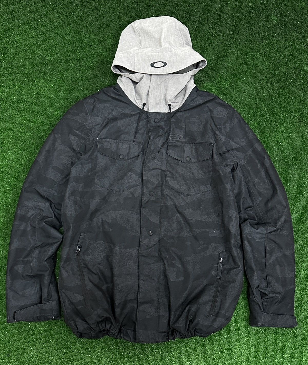 Vintage Oakley Gorpcore Ski Jacket Very Rare Contrast Logo Y2k | Grailed