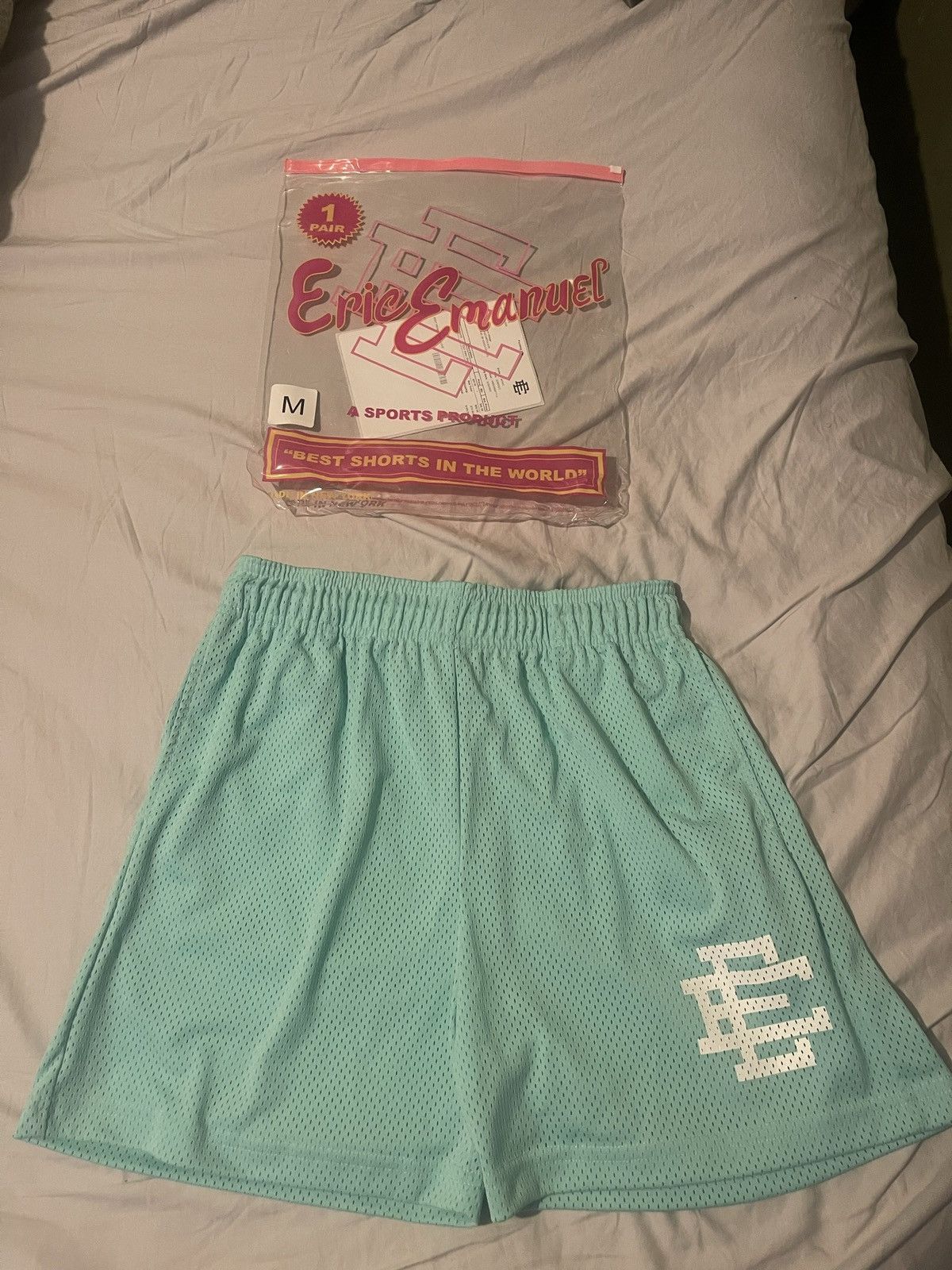Eric Emanuel Eric Emanuel Tiffany blue shorts | Grailed