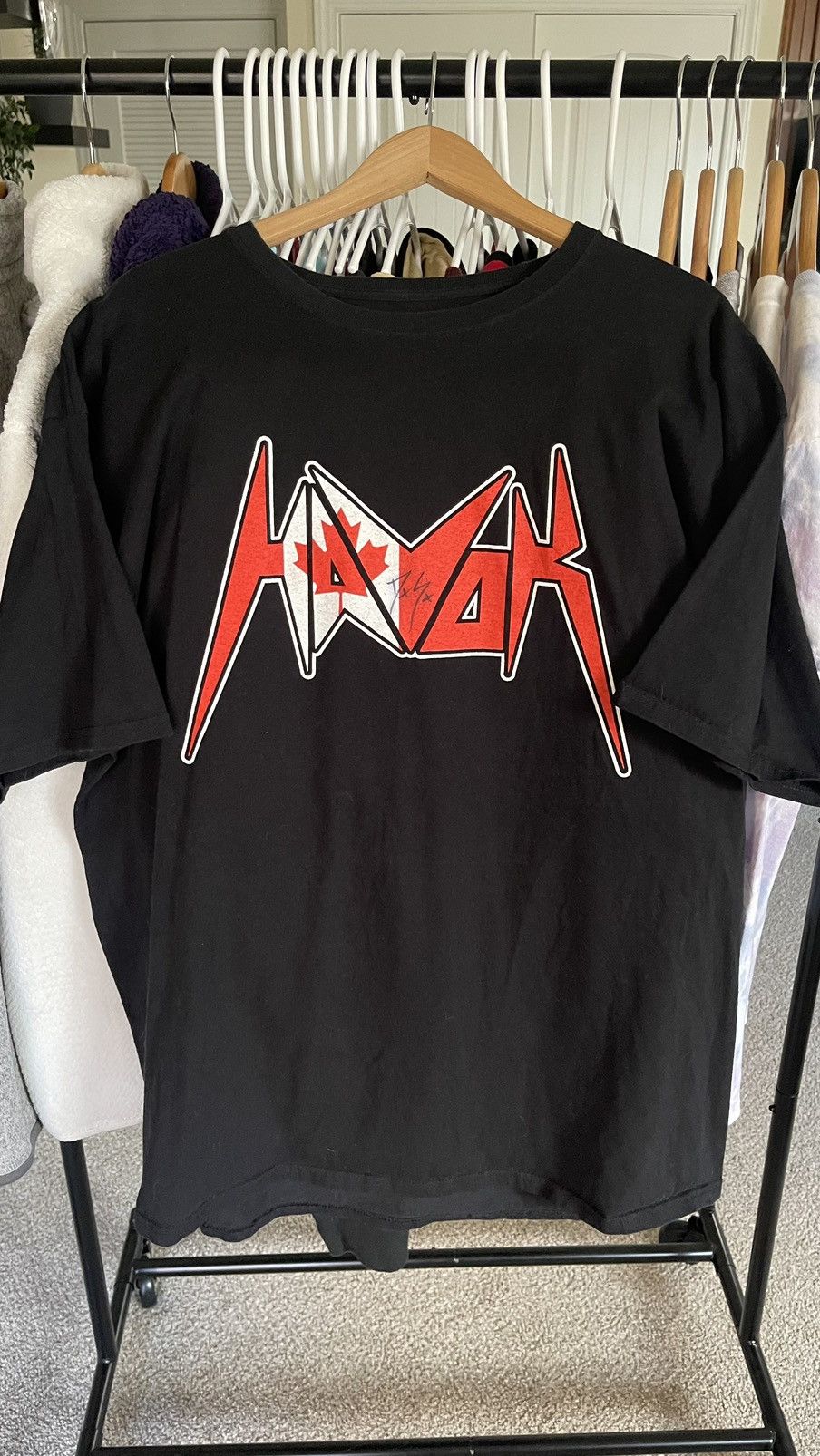 Band Tees Rare Signed Havok 2014 Canada Tour Tee | Grailed