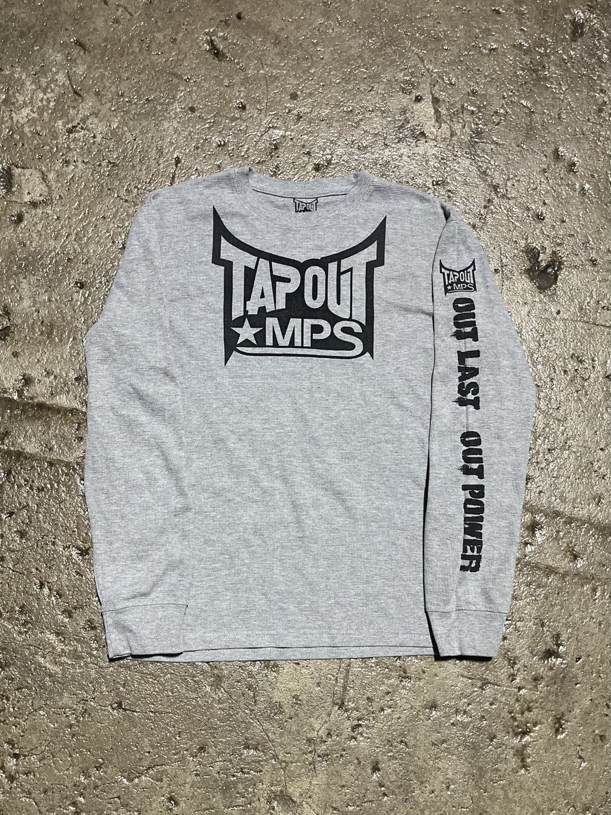 Affliction × Tapout × Vintage Crazy Y2K Tapout MPS Thermal Long Sleeve ...
