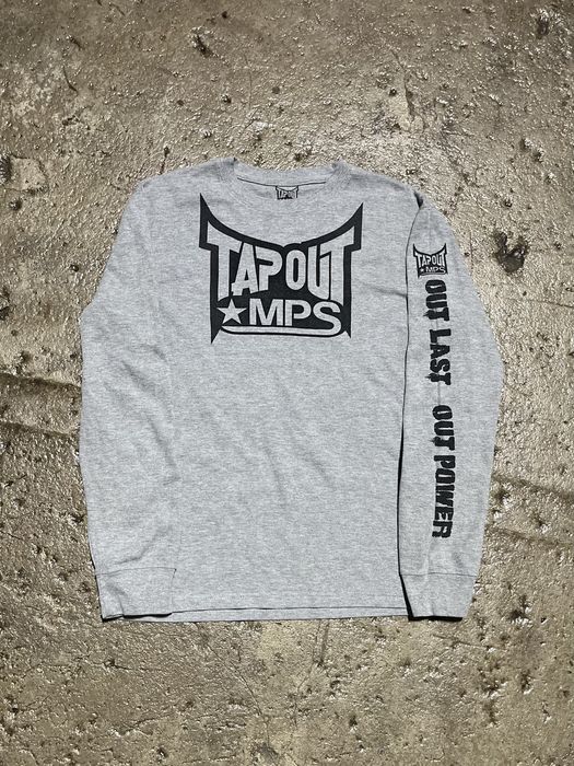 Vintage Crazy Y2K Tapout MPS Thermal Long Sleeve Grunge Opium Skater ...