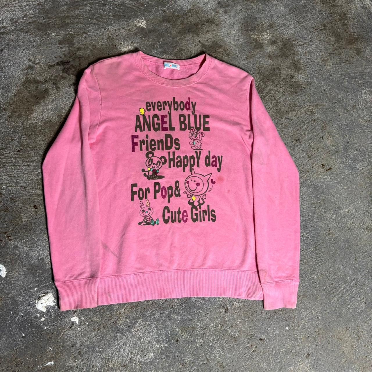 Angel Blue angel blue crewneck y2k hanajuruku | Grailed