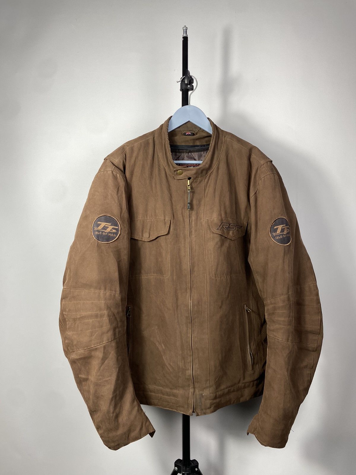 Japanese Brand × Leather Jacket × Racing Vintage 90s RST Isle of Man TT ...