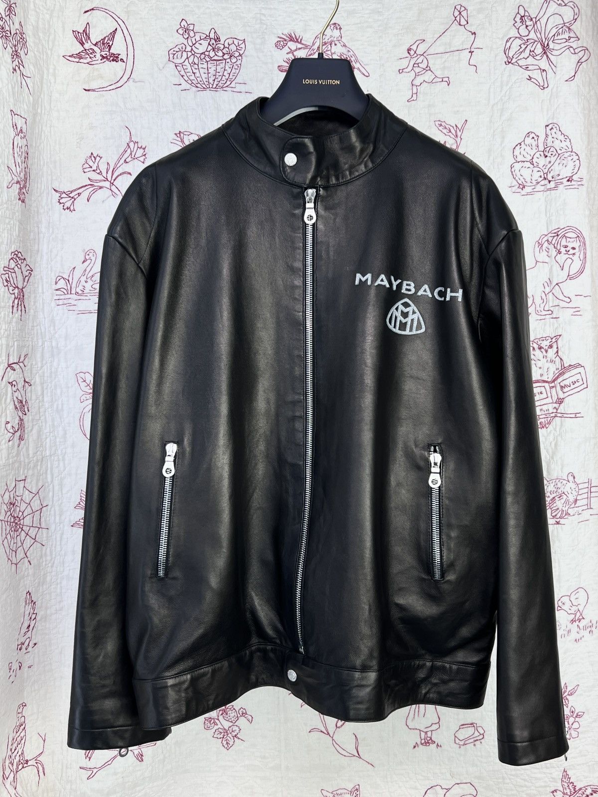 Jeff Hamilton Vintage 2004 Jeff Hamilton Maybach Leather Racing Jacket ...