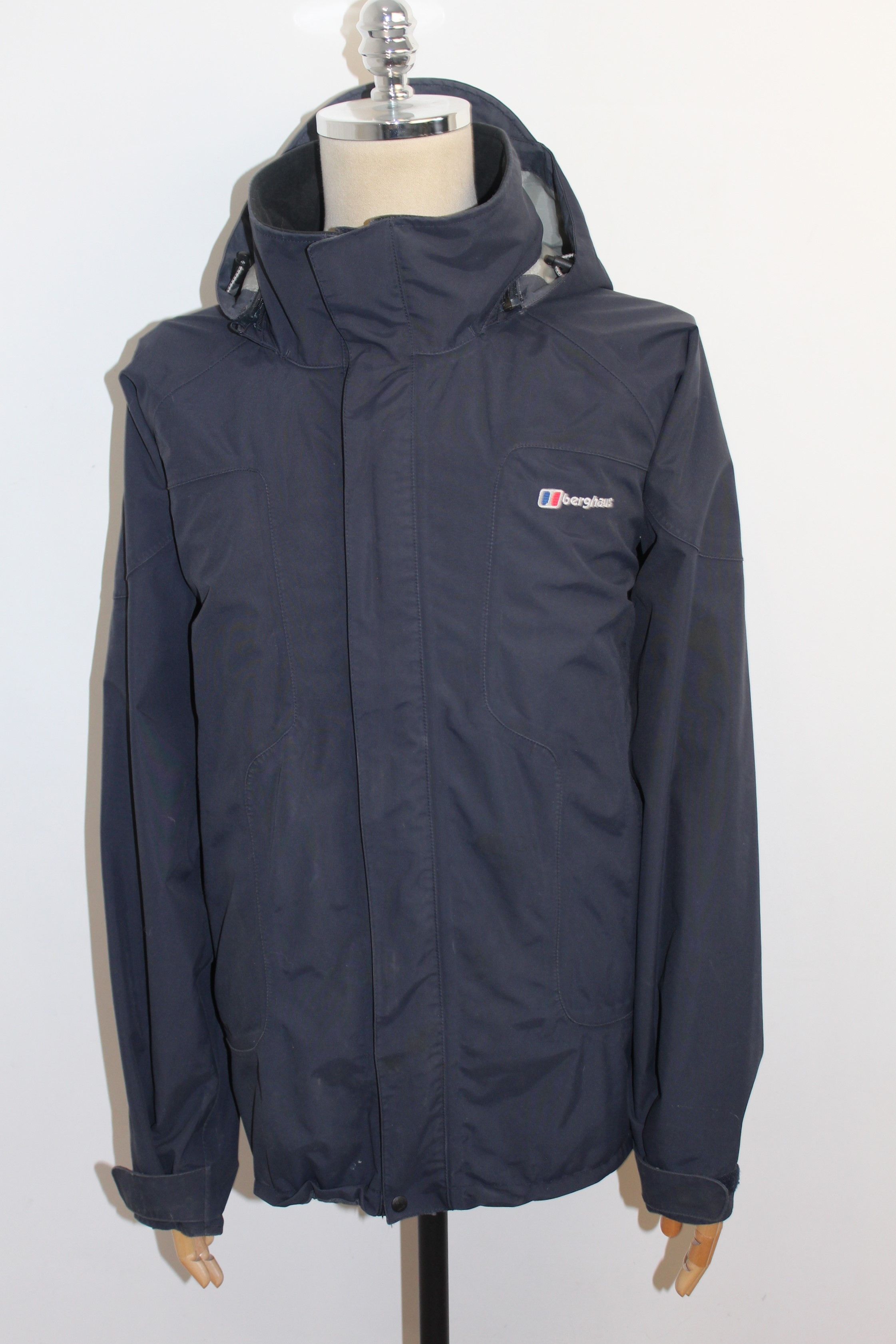 Berghaus Men's BERGHAUS Aquafoil Membrana Blue Hooded Jacket Size XL ...