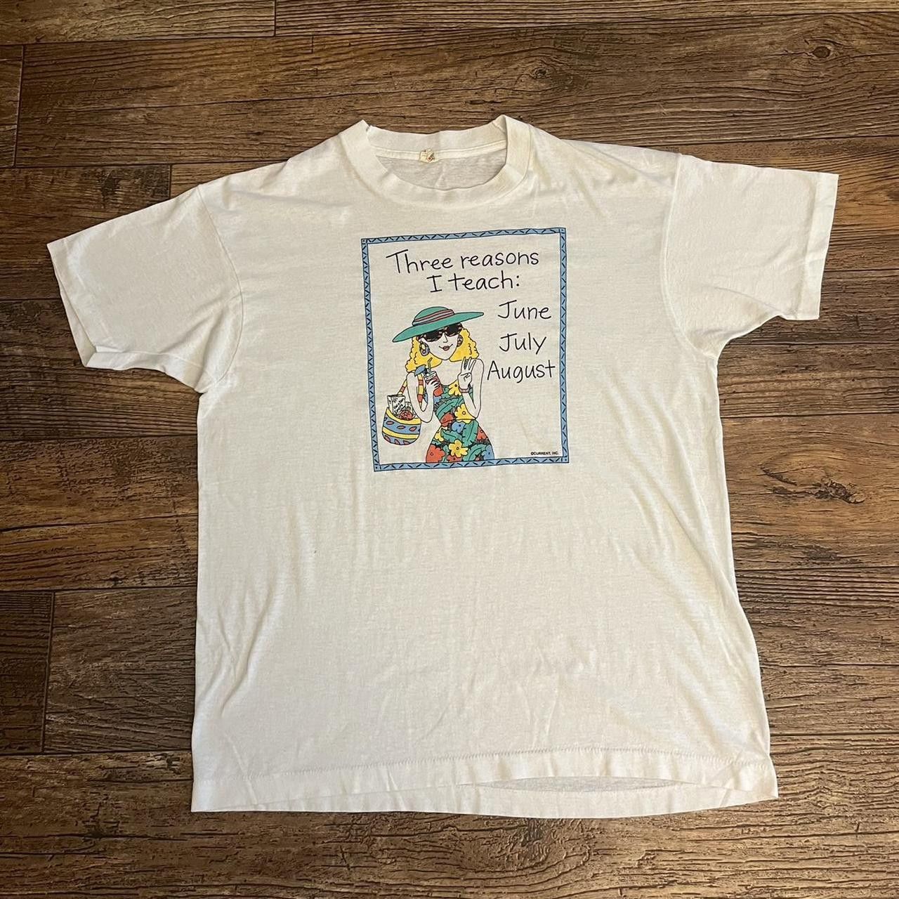 Screen Stars Vintage 80’s Teacher Comedic T-Shirt | Grailed