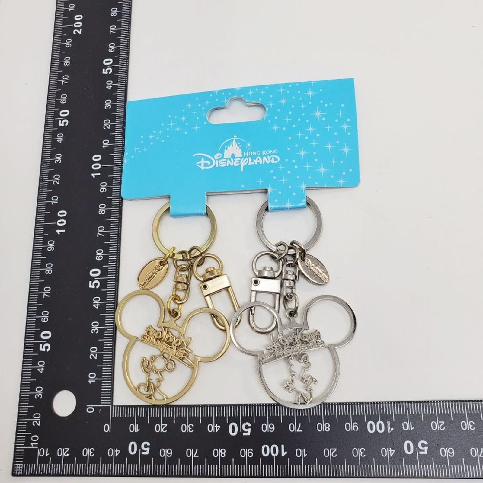 Disney Hong Kong Disneyland Pair of Mickey & Minnie Keychain NWT | Grailed