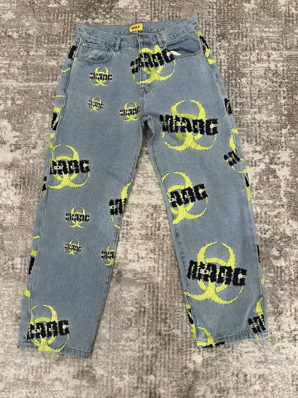 Golf Wang Golf Wang BioHazard Jeans | Grailed