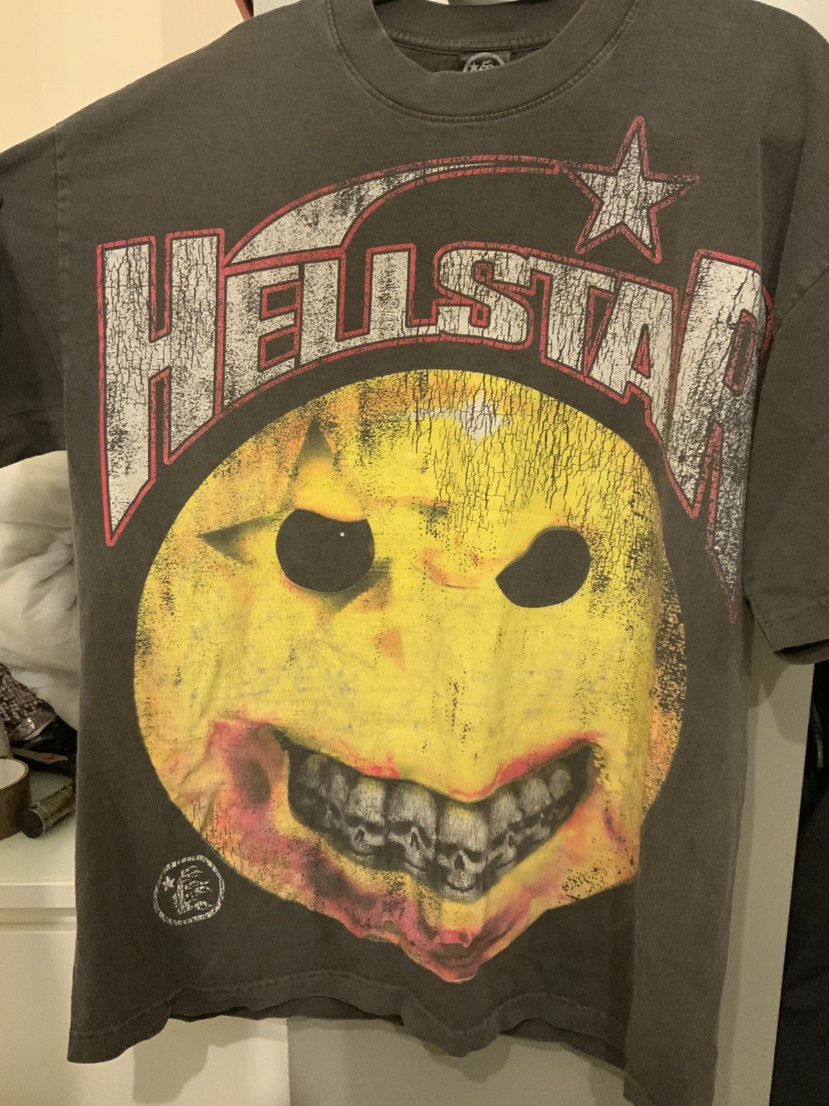 HELLSTAR Hellstar evil smile t shirt (capsule 8 piece) | Grailed