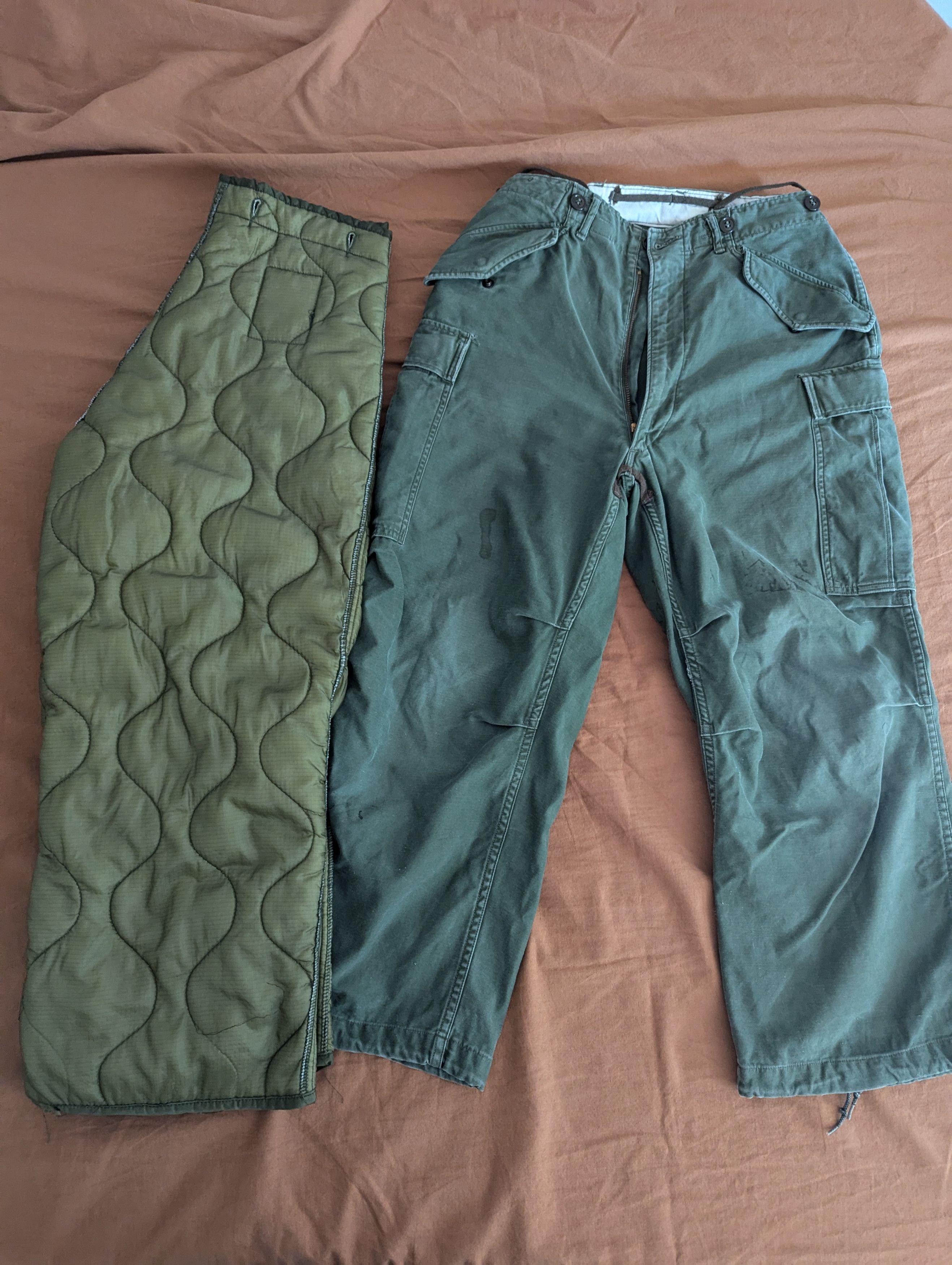 Vintage M1951 Wind Resistant Cargo Trousers With Liner | Grailed