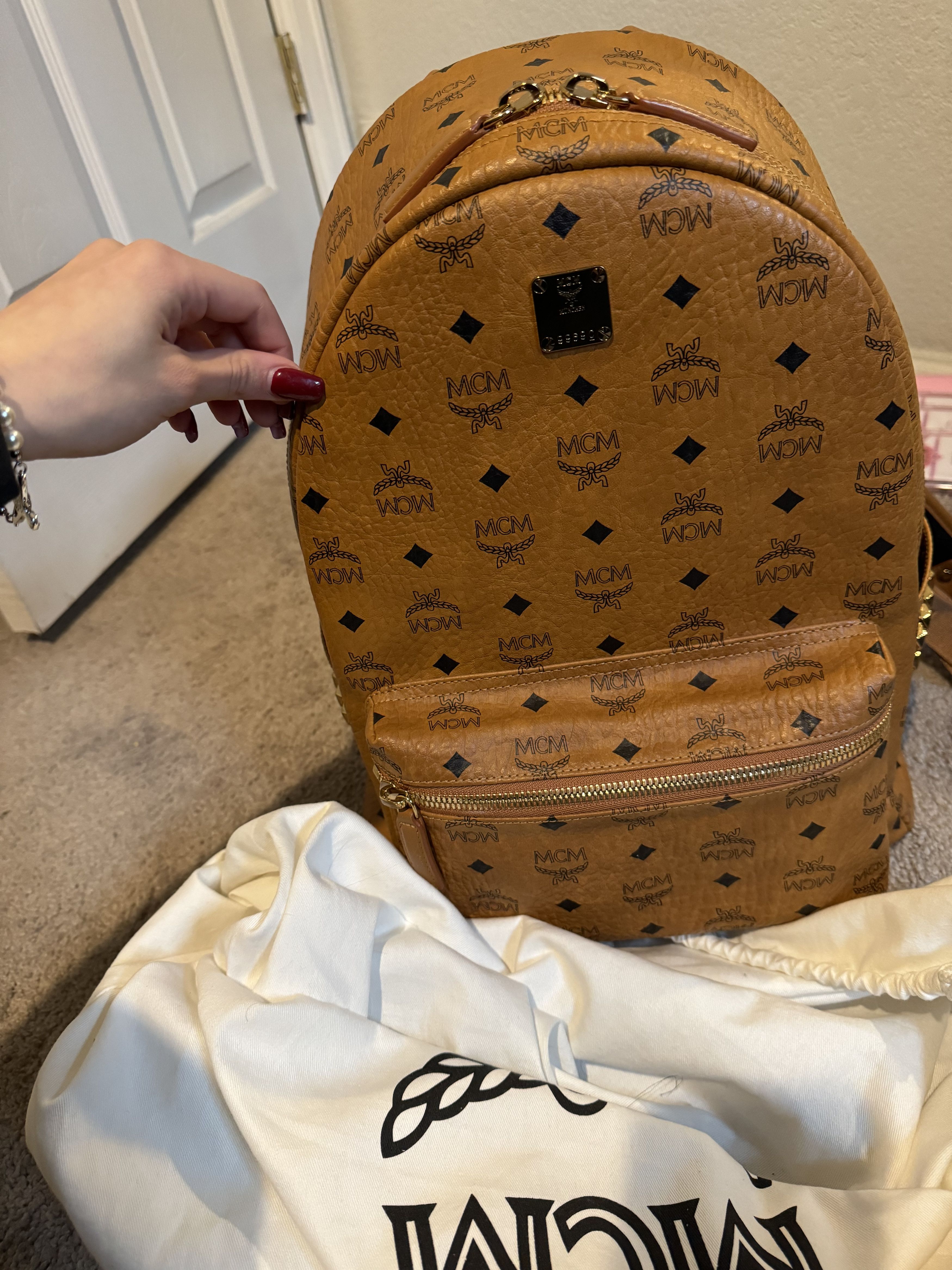 MCM MCM medium-large backpack | Grailed
