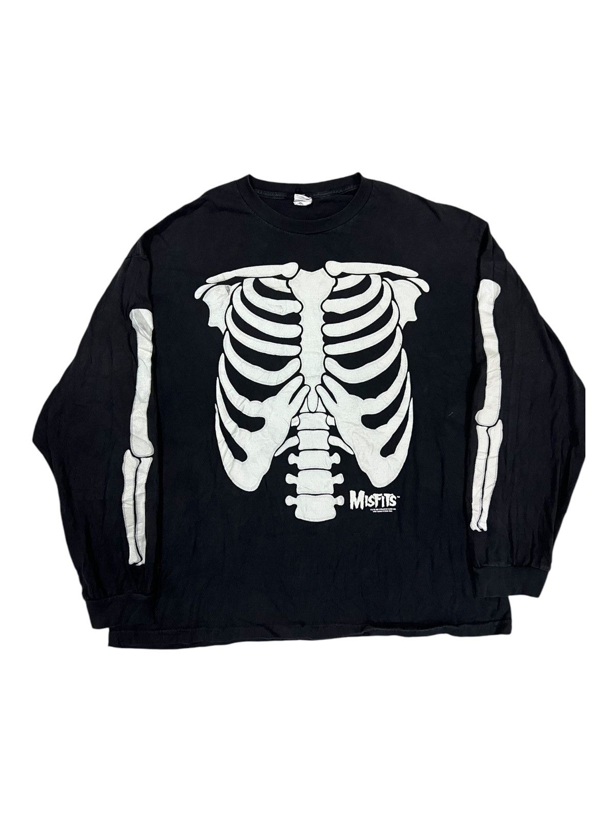 John Alexander Skelton × Misfits × Vintage RARE 1997 Misfits Band Glow ...