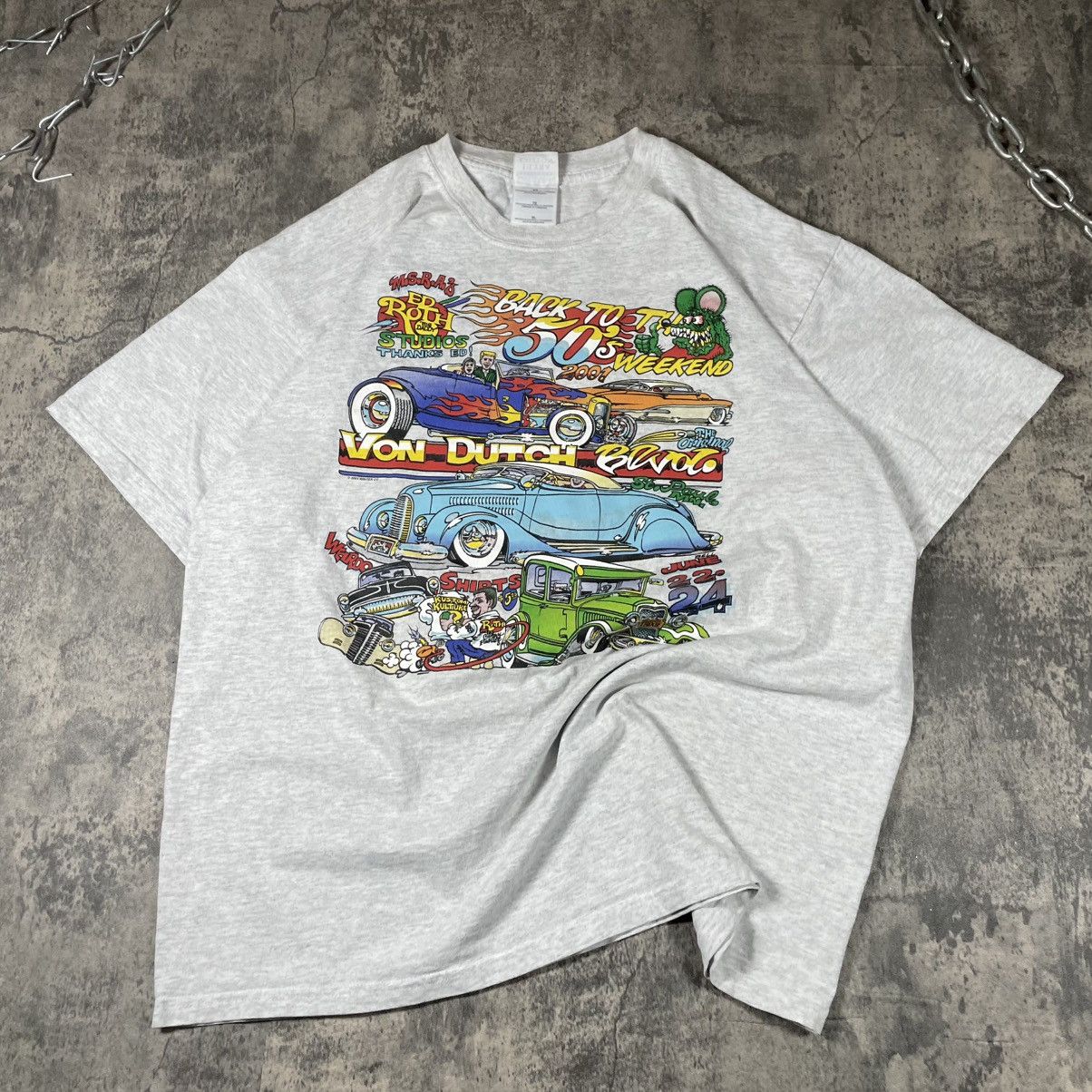Von Dutch Vintage 2001 Von Dutch Rat Fink Ed Roth Studio Tshirt | Grailed