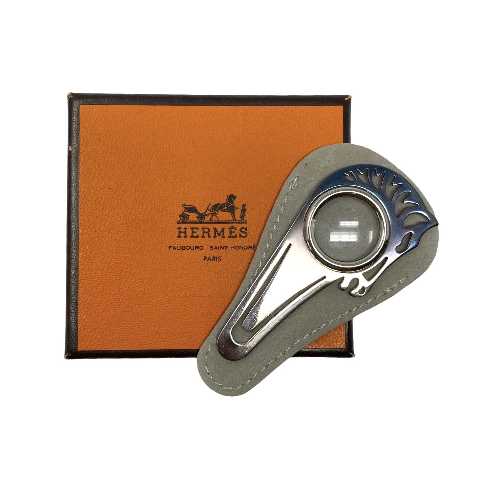 Hermes Hermes Palladium Bookmark Horse Motif Loupe | Grailed