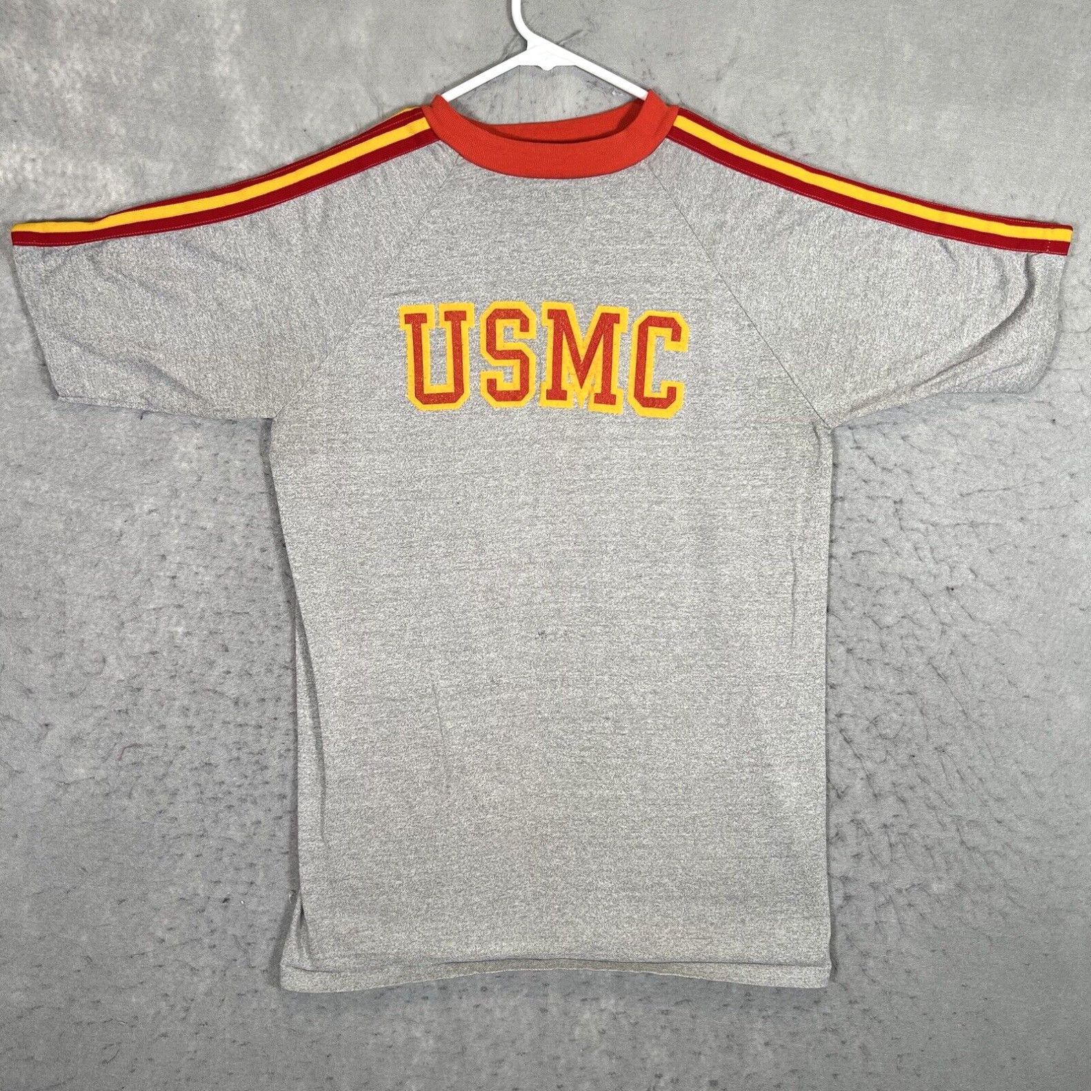 Vintage A1 Vintage 80s USMC Marine Corps Military T Shirt Adult XL Gray ...