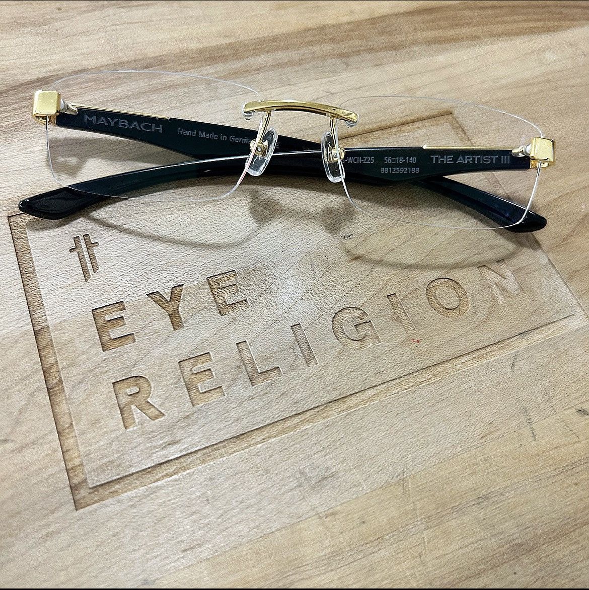 Maybach Eyewear Maybach The Artist III 24kt Optical | Grailed