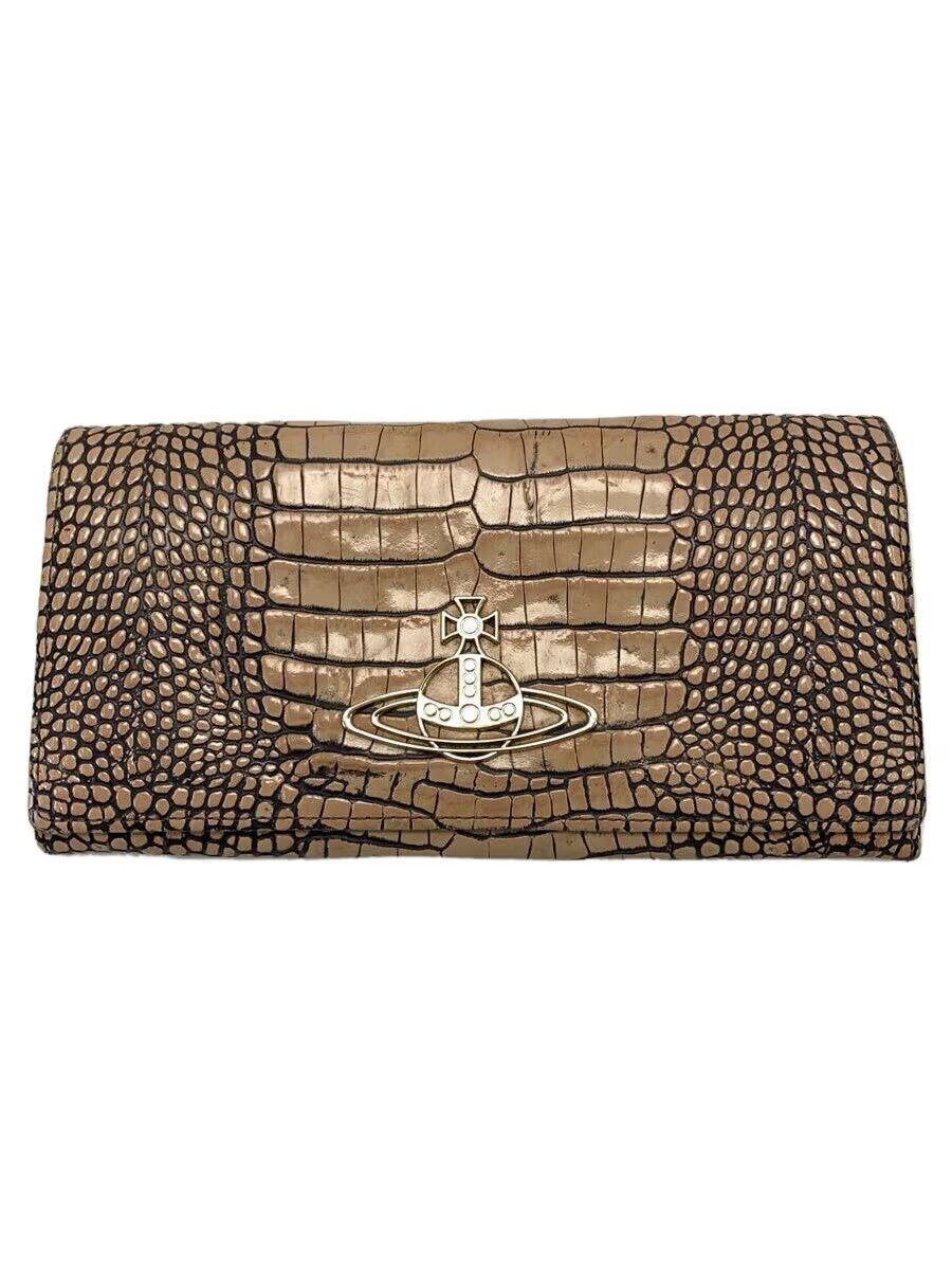 Vivienne Westwood Crocodile Embossed Orb Long Wallet | Grailed