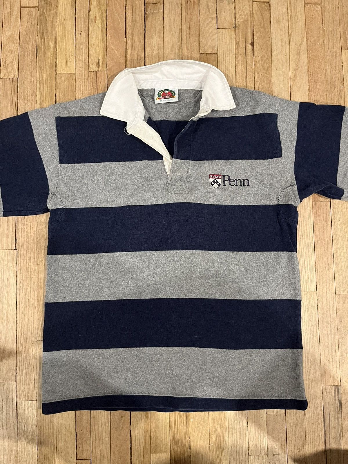 Barbarian Vintage Barbarian UPenn Striped Rugby Shirt | Grailed