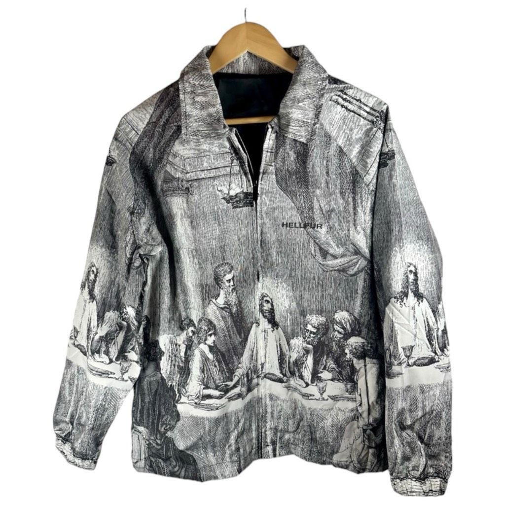 Streetwear NWT Jesus Last Supper Holy Bible Light Jacket Men’s L ...