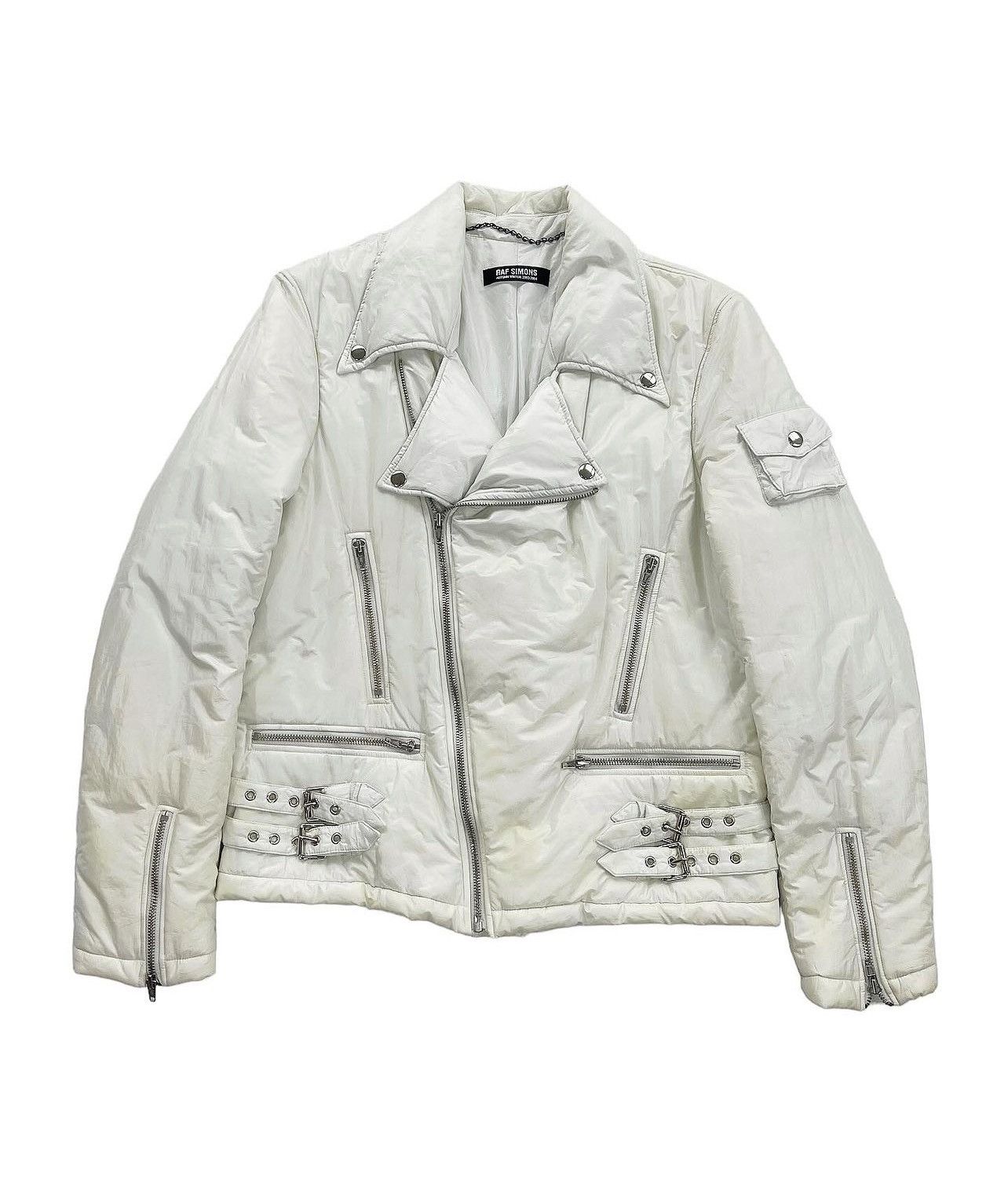 Raf Simons Raf Simons AW03-04 “Closer” Polyamide Puffer Riders jacket ...