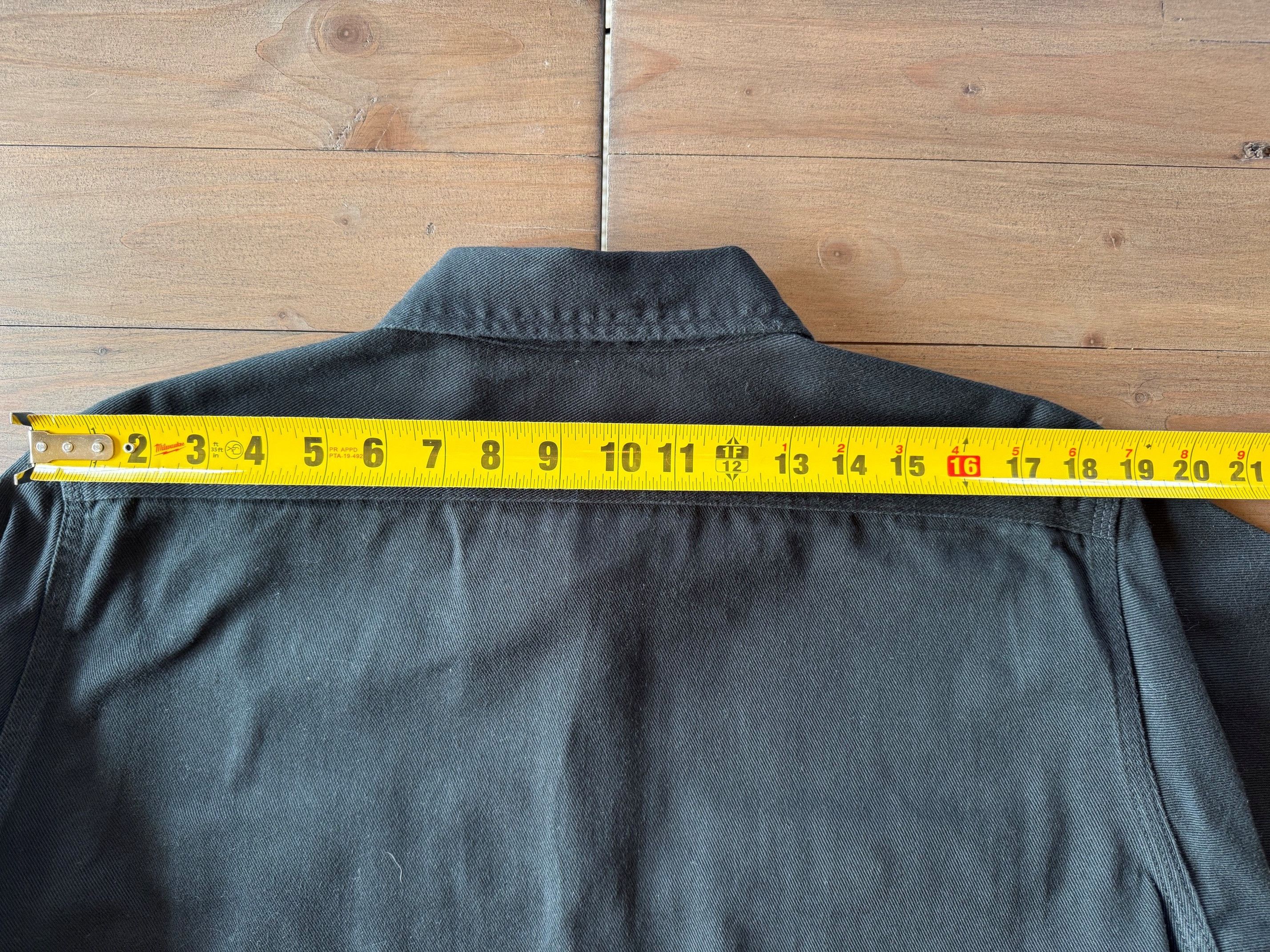 Iron Heart Iron Heart 9 oz Cotton Linen Work Shirt IHSH-414-BLK | Grailed