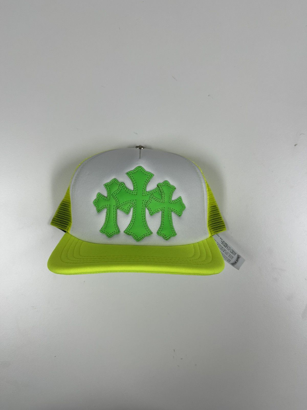 Chrome Hearts Chrome Hearts Neon Triple Cross Hat Grailed