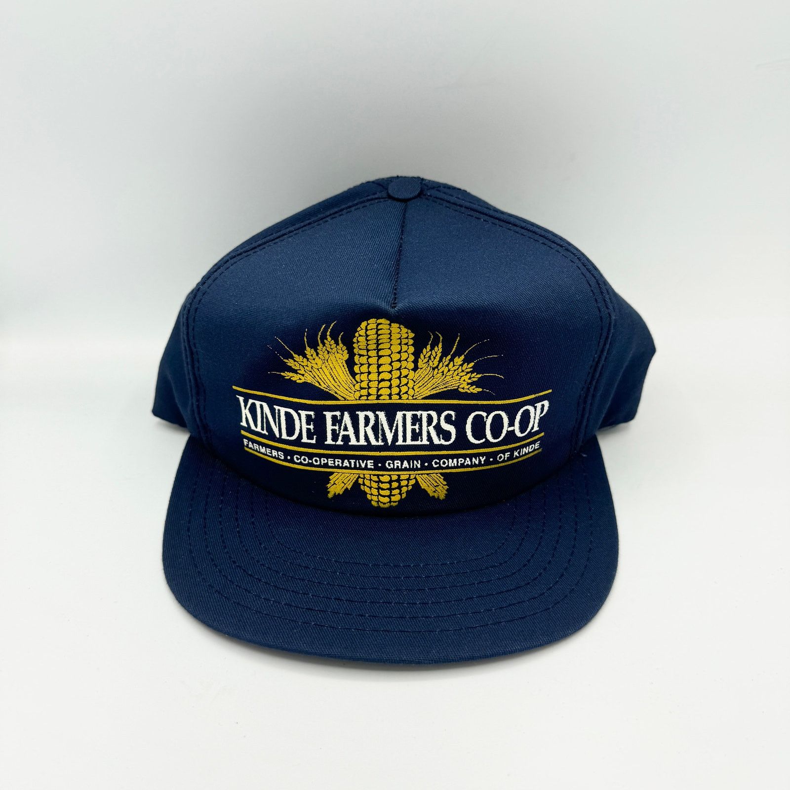 Vintage Vintage Kinde Farmers Co-op Hat Blue Trucker Snapback 80s | Grailed
