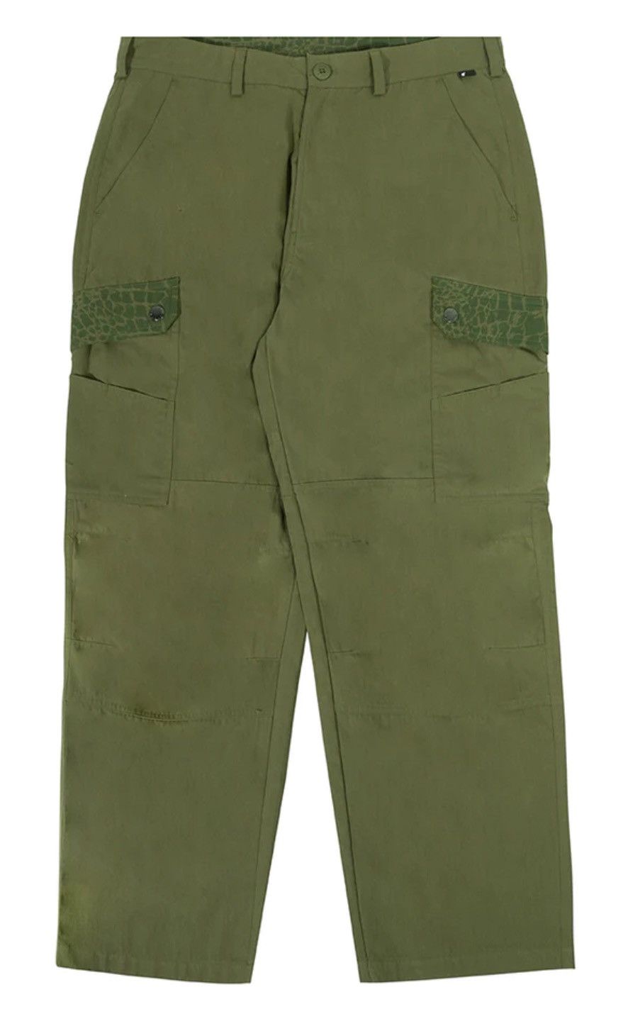 Streetwear × The Hundreds The Hundreds Wetlands Baggy Cargo Pants Olive ...