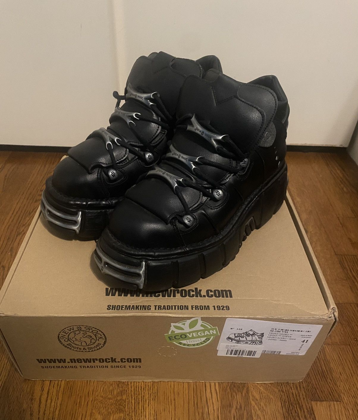 New Rock New Rock Platform Boots | Grailed