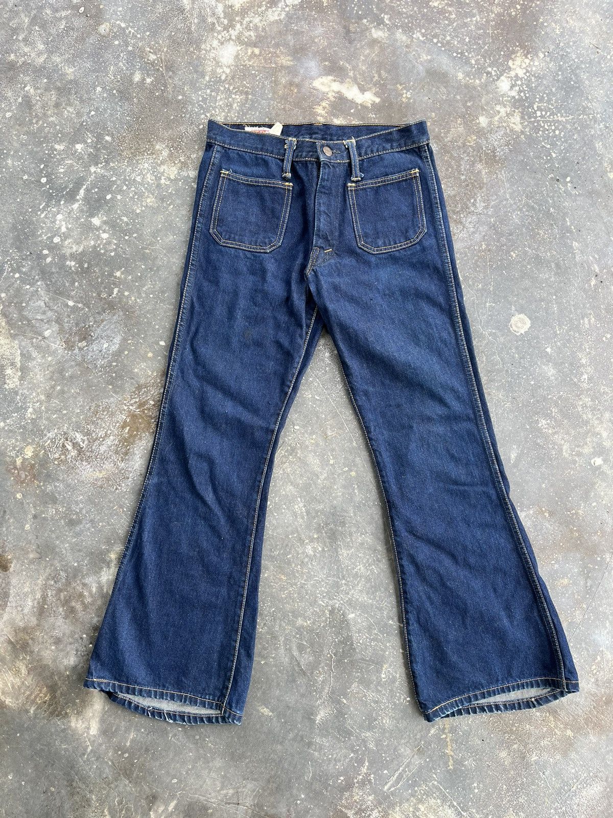 Big John × Japanese Brand × Vintage 💥Flare Vintage 70s Big John Denim ...