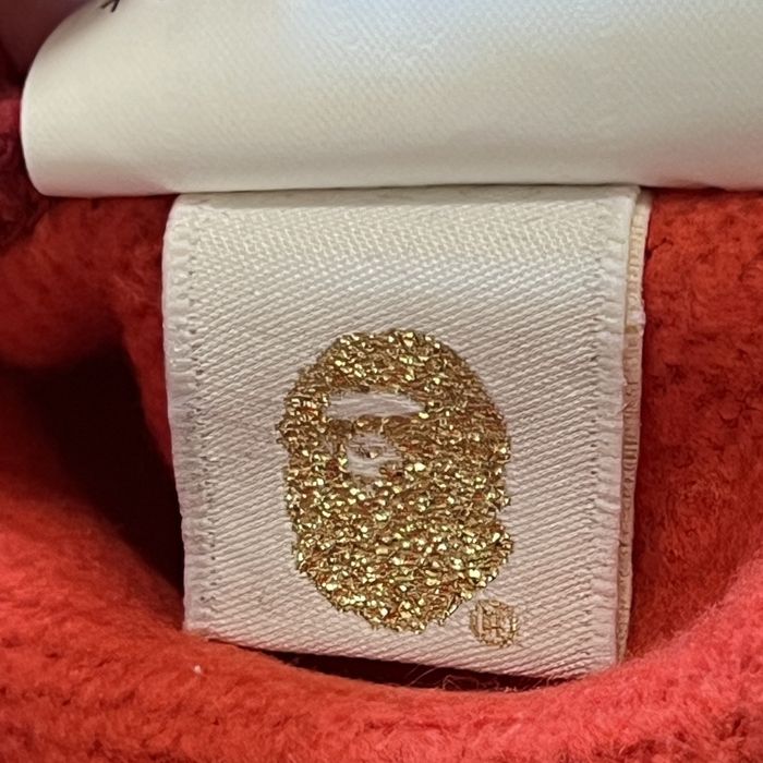 Bape Bape Red Camo Sta Ape Logo Hoodie | Grailed