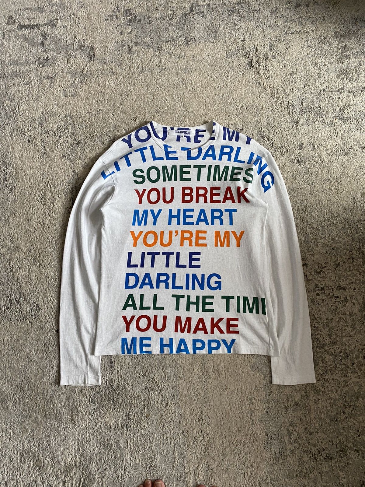 Junya Watanabe Junya Watanabe Man SS01 Poem LongSleeve | Grailed