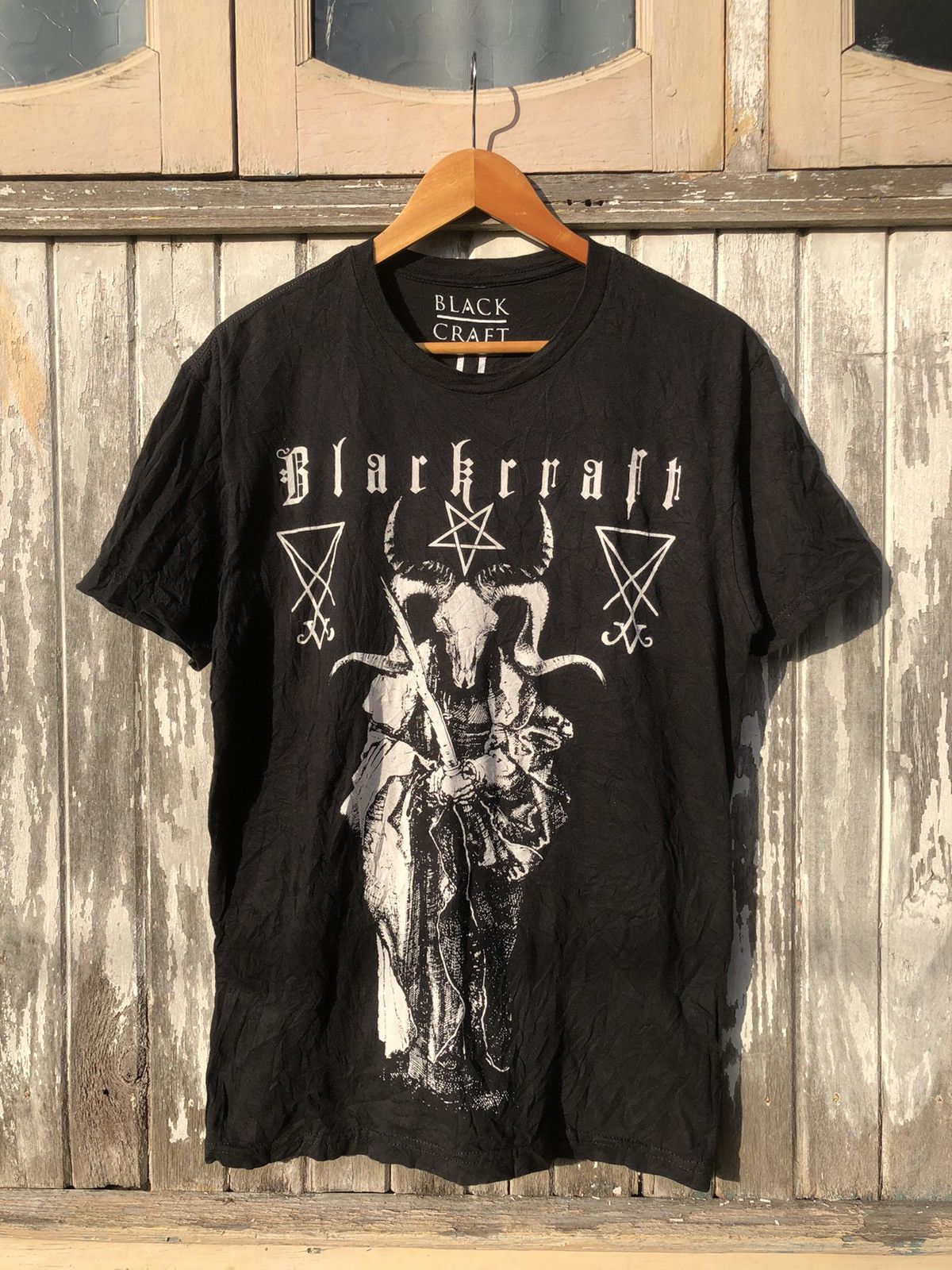 Band Tees × Megadeth × Vintage Blackcraft Cult Leviticus Backhit Tshirt | Grailed