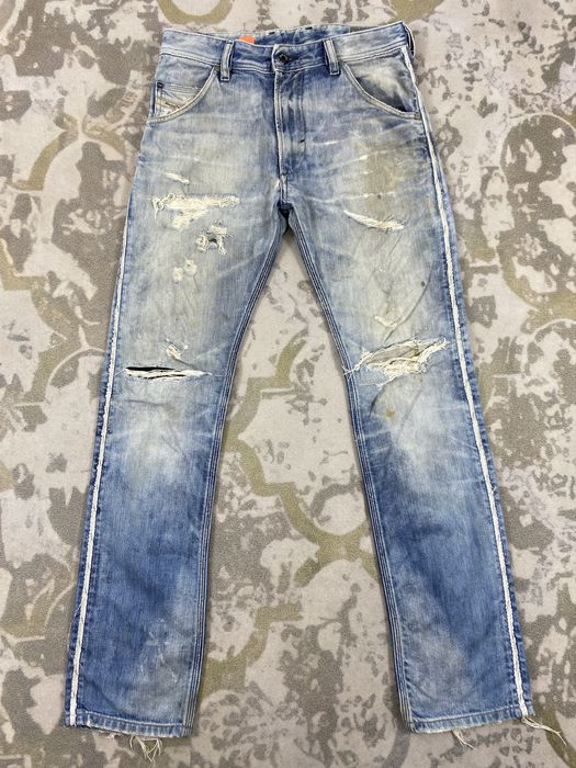 Diesel Distressed Blue Vintage Diesel Jeans 30x29.5 Denim- JN3635 | Grailed