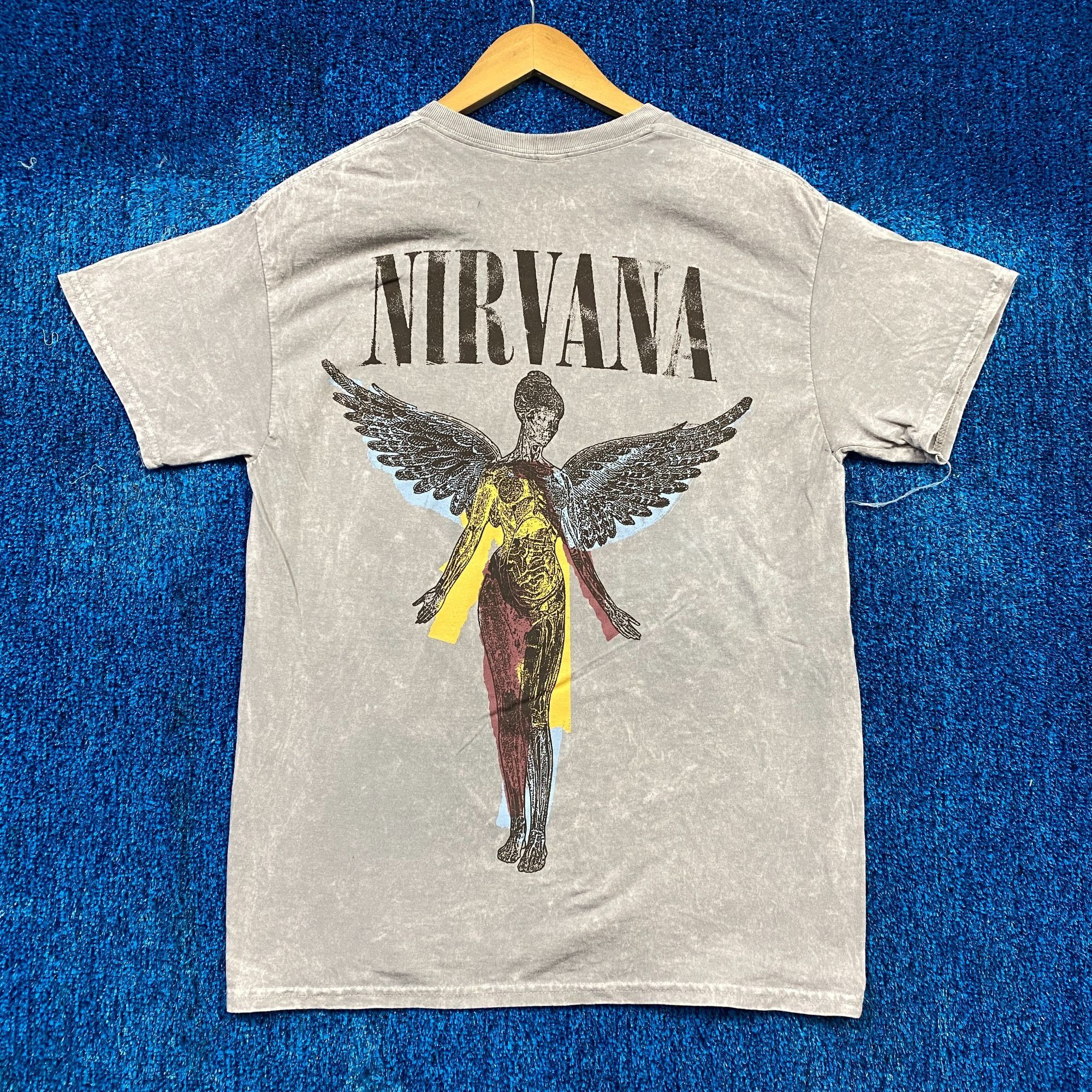 Nirvana × Streetwear × Tour Tee Nirvana In Utero Album Art Angel ...