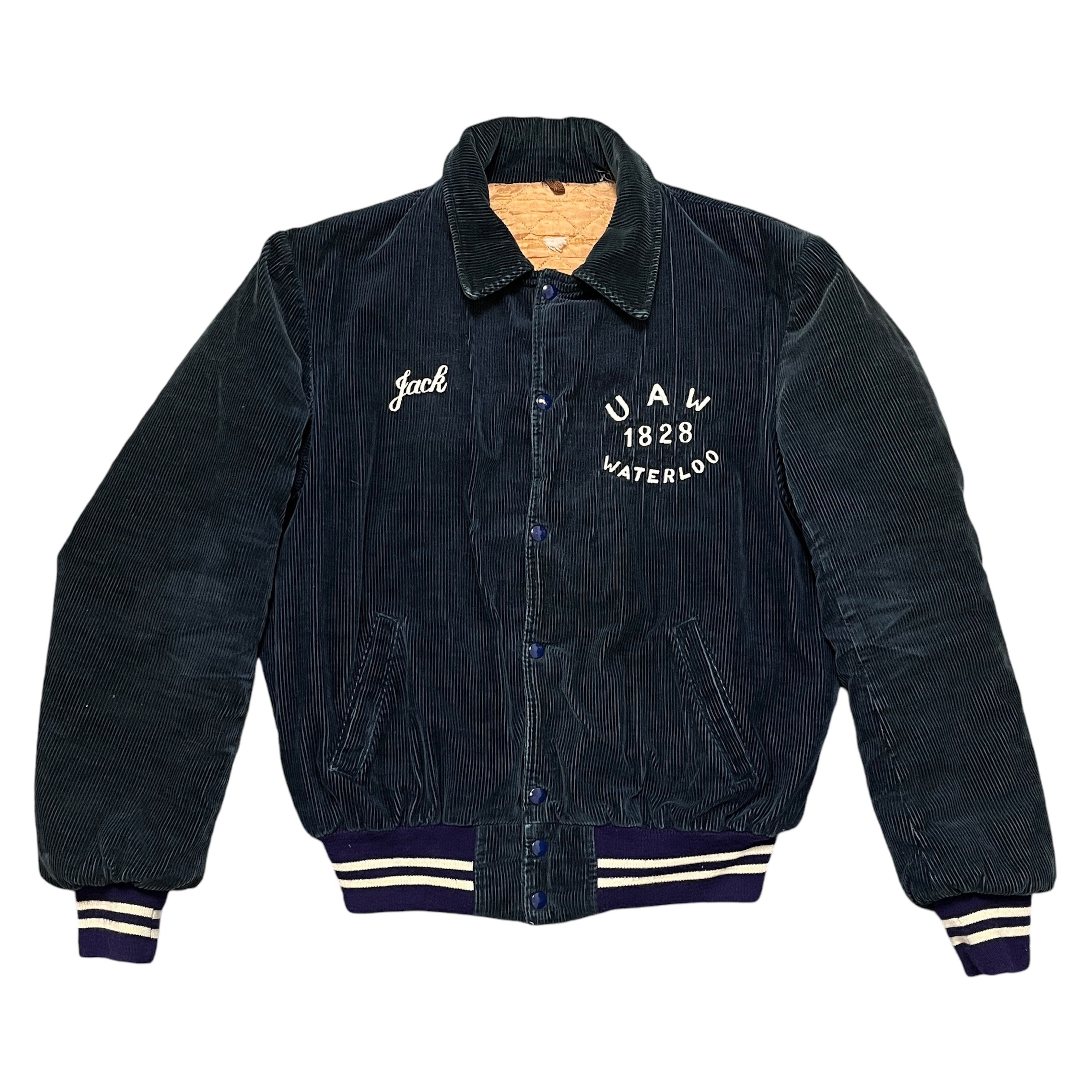Vintage Vintage Work Jacket Corduroy Workwear Varsity Jacket | Grailed