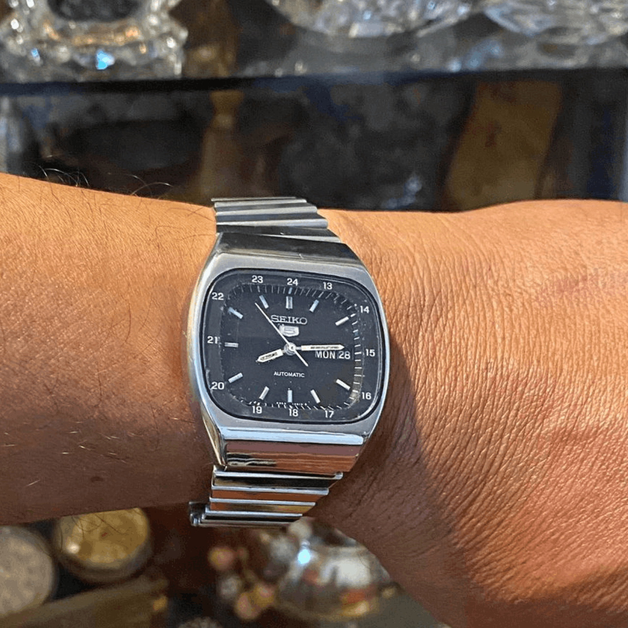 Vintage Authentic Japan Seiko 5 Railway automatic watch Vintage 70s ...