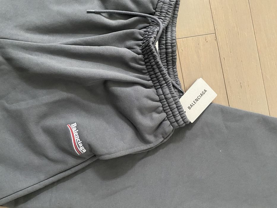 Balenciaga Balenciaga Sweatpants: Gray Campaign/Political Baggy Sweats☑ ...