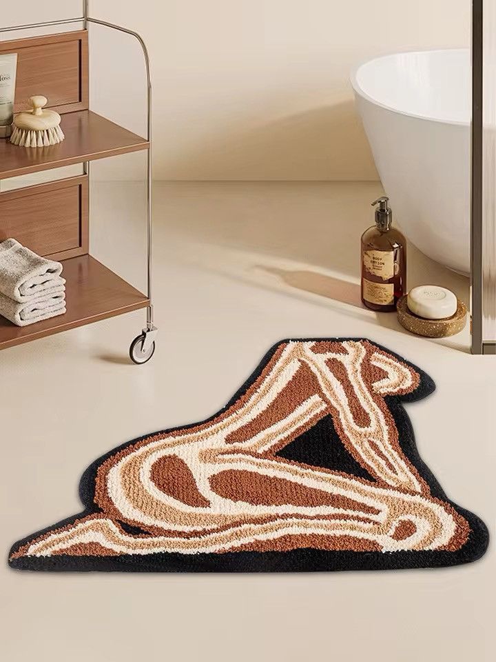 Vintage Tufted Rug Art Female Thermal Body | Grailed