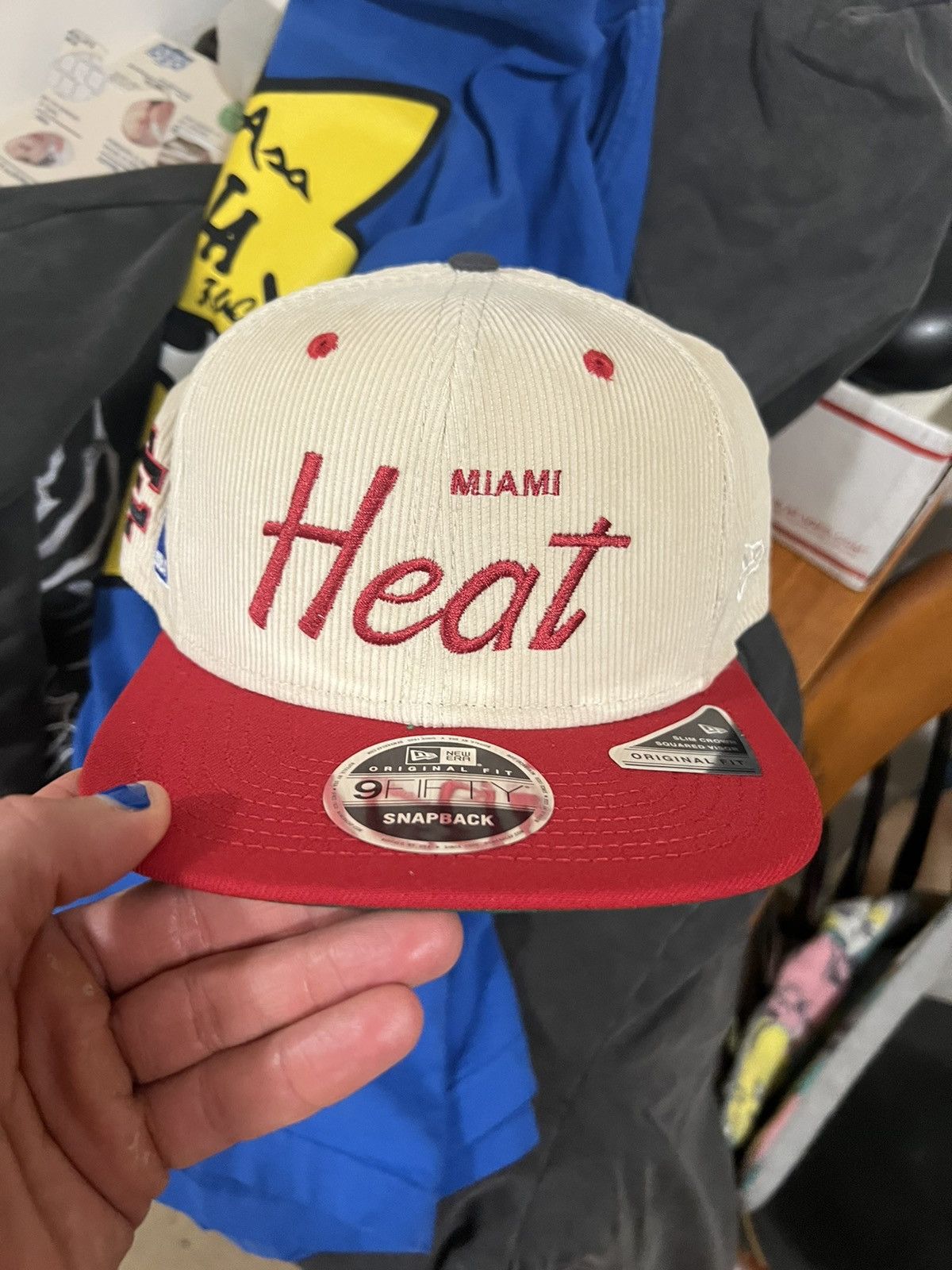 Eric Emanuel × New Era Eric Emanuel X New Era Miami Heat snapback hat ...