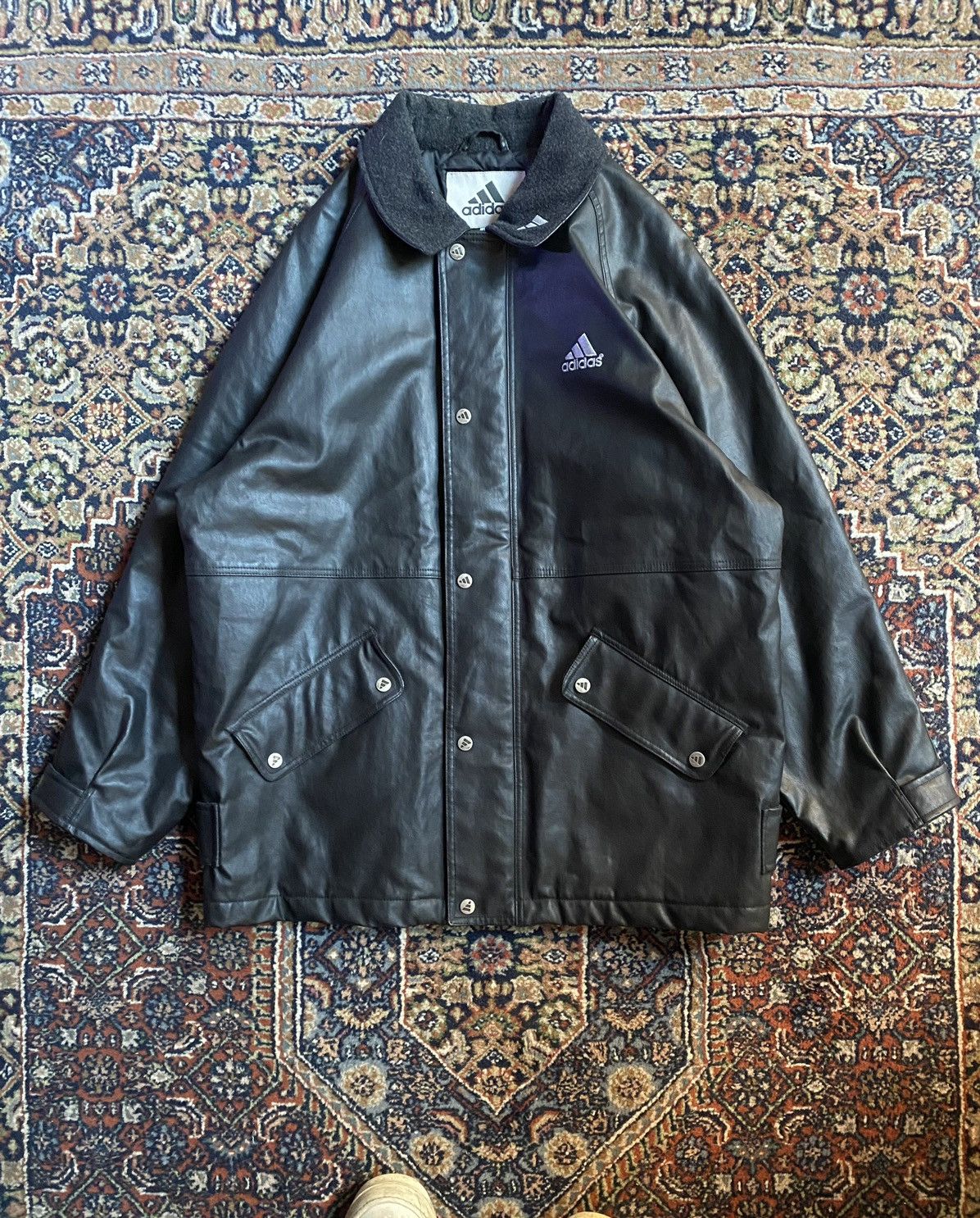 Adidas × Vintage Vintage Adidas Heavy Jacket Coat | Grailed