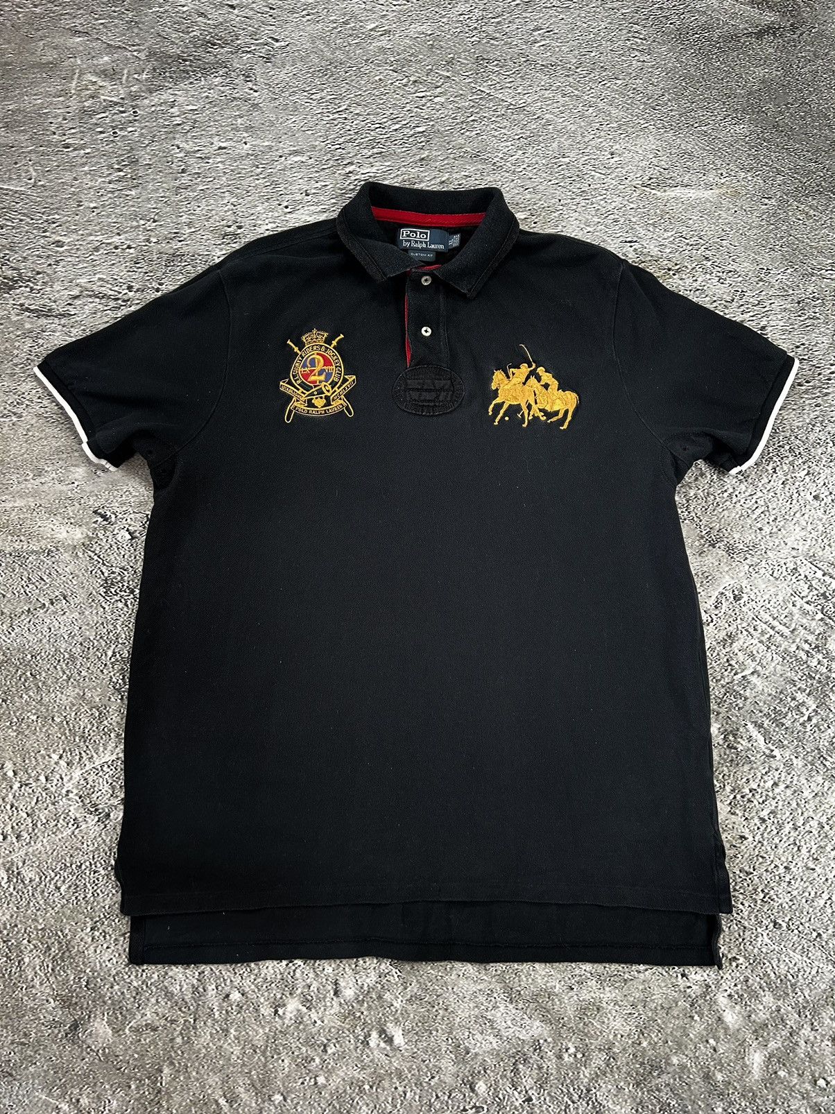 Ralph Lauren Chief Keef Polo Ralph Lauren vintage black big pony | Grailed