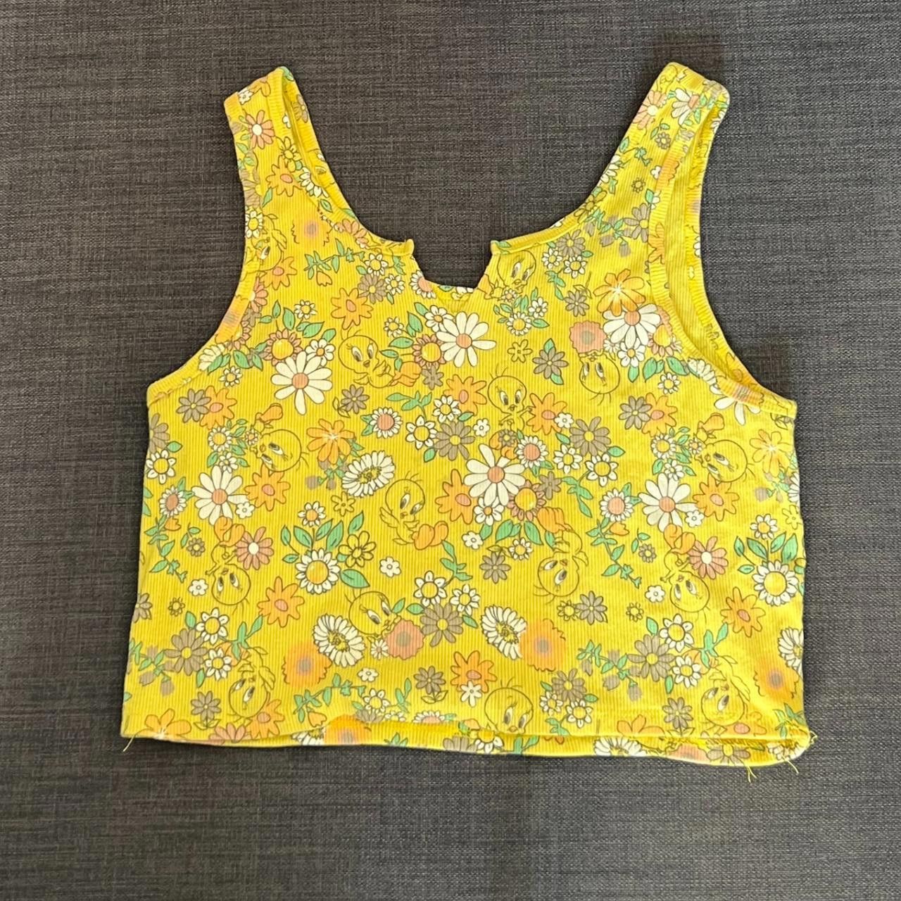 Designer Tweety Bird Hippie 70s Crop | Grailed