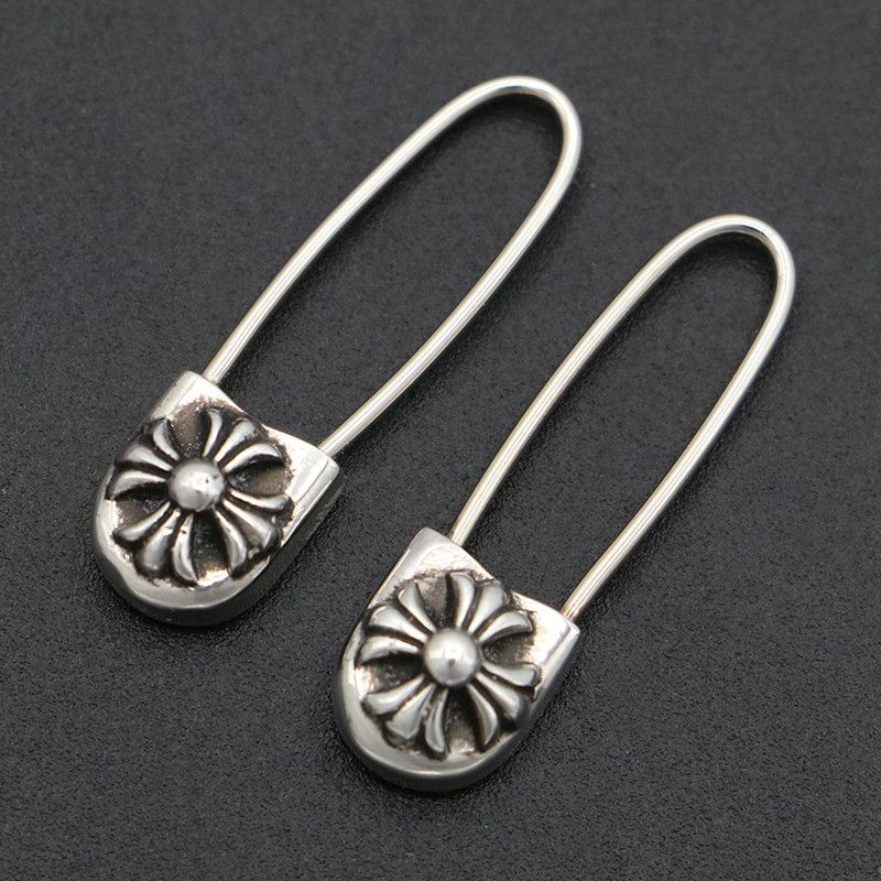 Chrome Hearts Chrome Hearts Safety Pin Earring Set | Grailed
