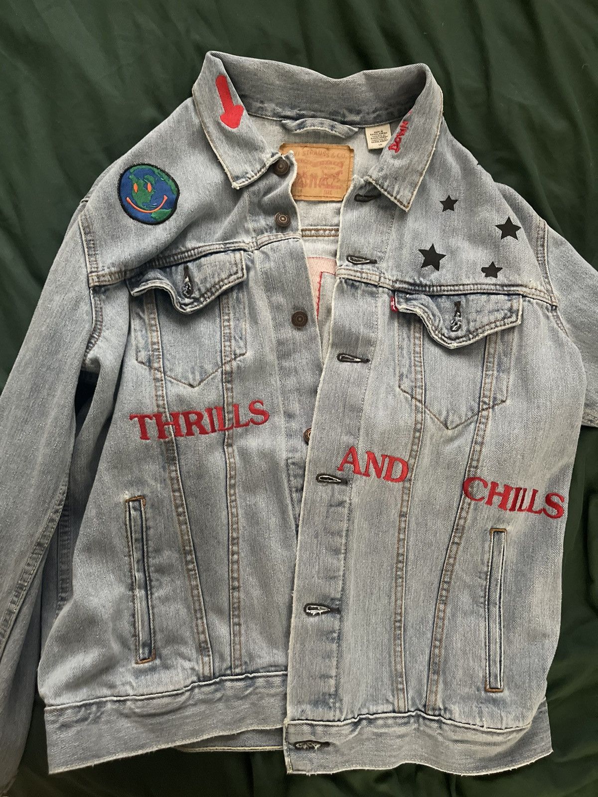 Travis Scott Travis Scott Astroworld Levis Denim Jacket | Grailed