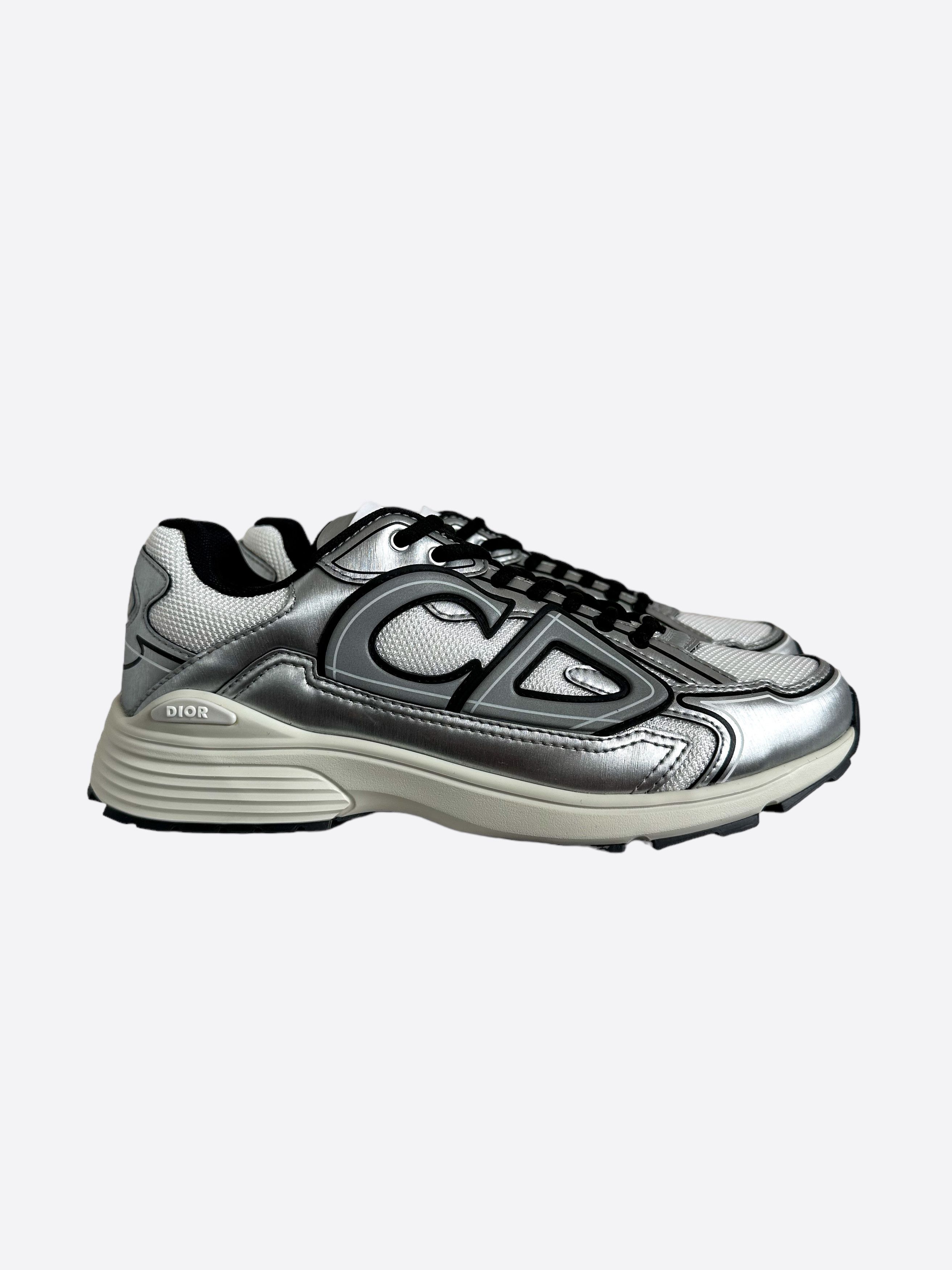 Dior Dior Silver & White B30 Sneaker | Grailed